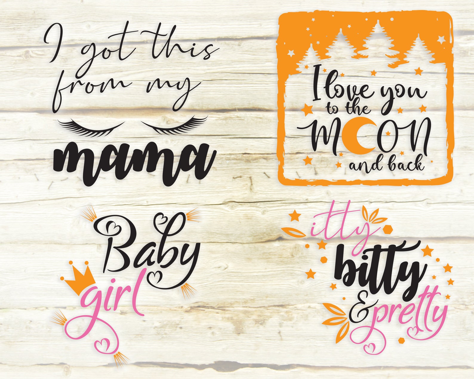 Baby Girl Svg Bundle. Baby Girl First Birthday Svg. Little | Etsy