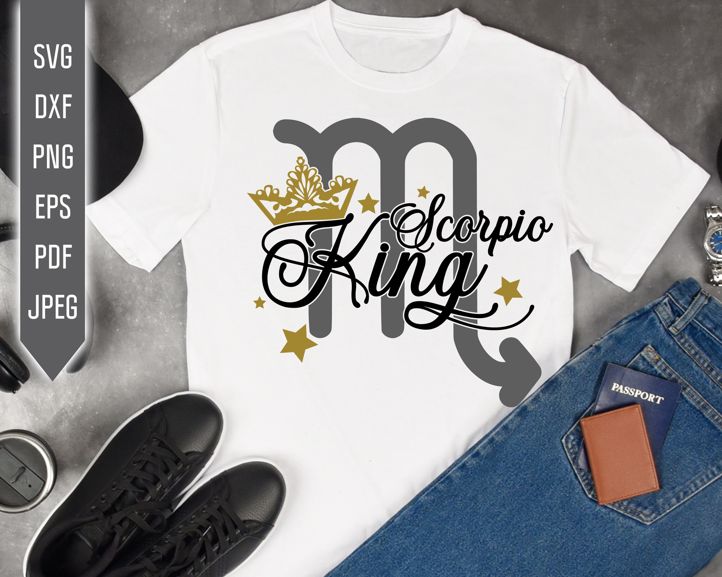 Scorpio King Svg. Zodiac Sign Svg. Horoscope Svg. Scorpio Sign - Etsy