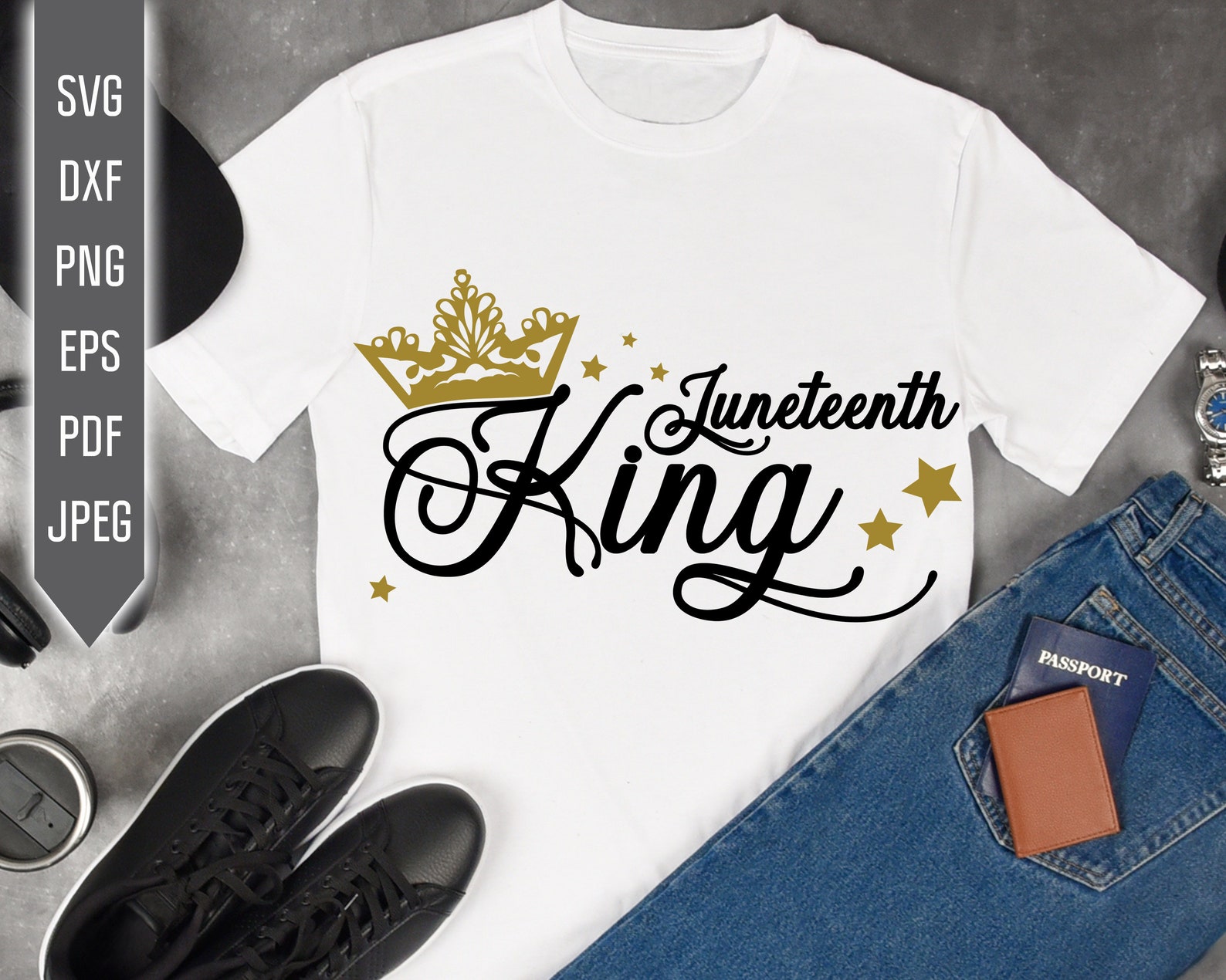 Juneteenth King SVG: Black Lives Matter, Cricut Silhouette (digital ...