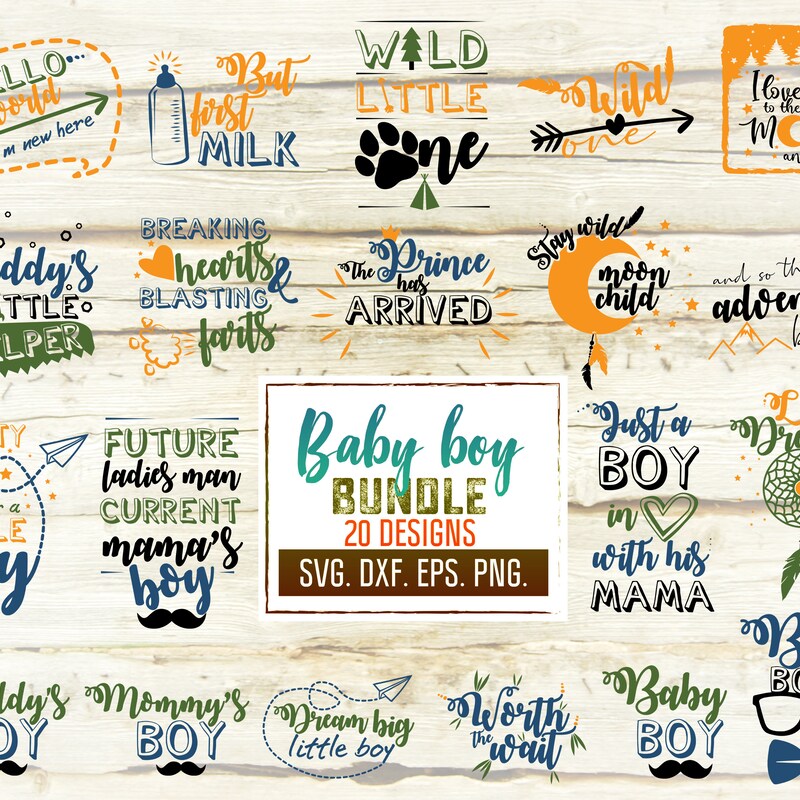 Baby Boy Svg - Etsy