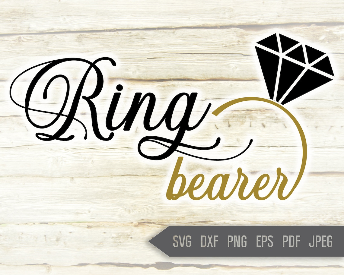 Ring Bearer Svg. Wedding Svg. Bride Team Svg. Wedding Roles - Etsy Canada