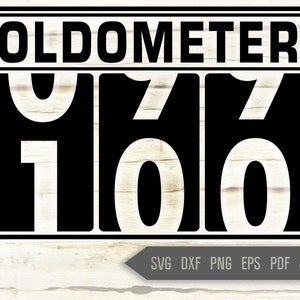 Oldometer Svg Bundle. Oldometer Svg. Birthday Svg. Birthday Design Svg ...