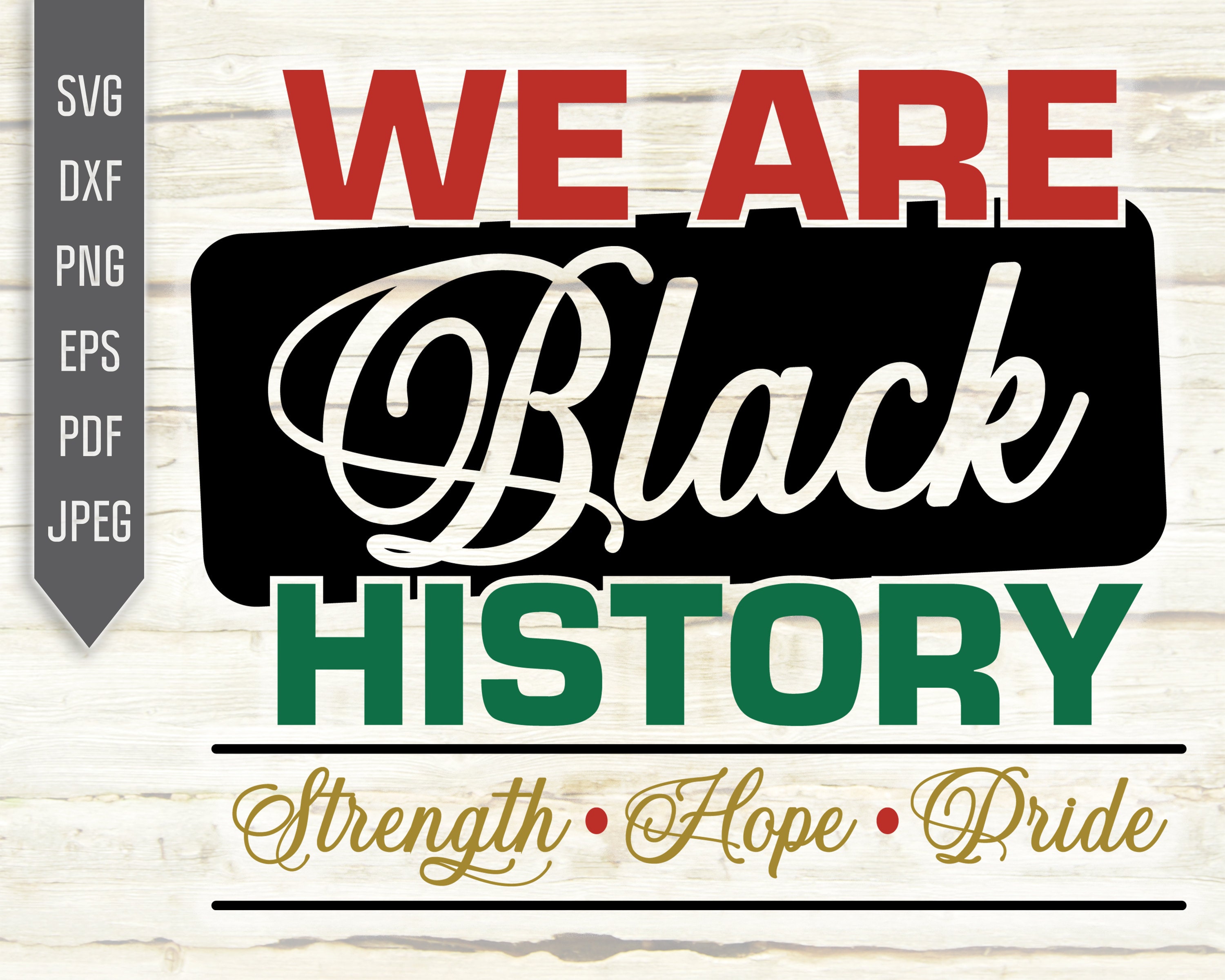 We Are Black History Svg Png Dxf Eps. BLM. African Melanin - Etsy