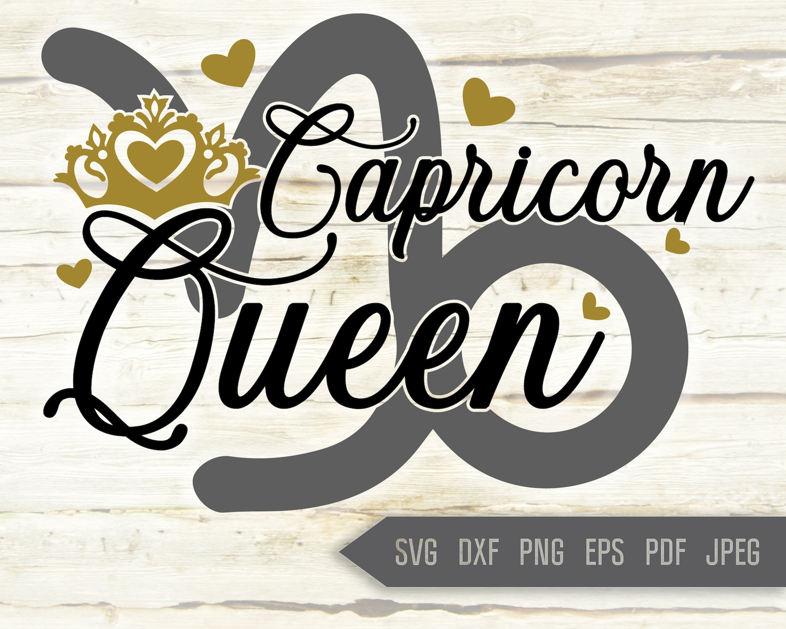 Capricorn Queen Svg. Zodiac Sign Svg. Horoscope Svg. Capricorn | Etsy