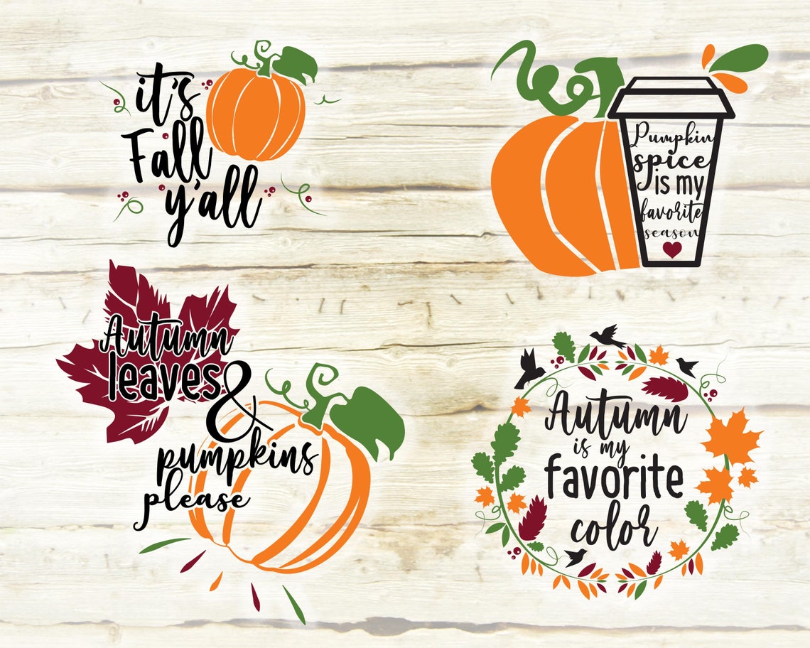 Fall Svg Bundle. Autumn Svg. Hello Fall Svg. Thanksgiving Svg. - Etsy