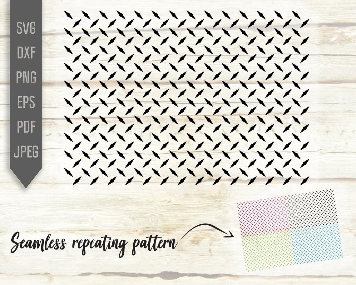 Diamond Plate Seamless Pattern Svg. Repeatable Pattern. Repeat - Etsy
