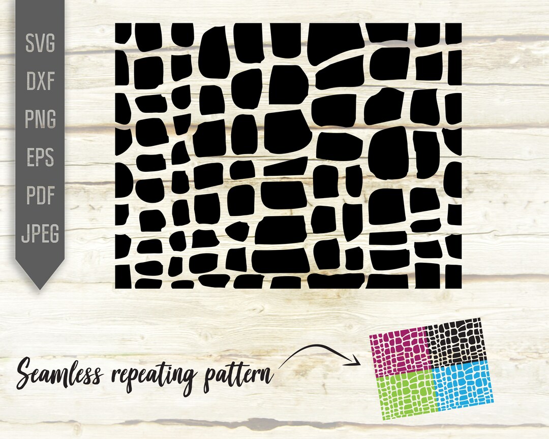 Reptile Skin Seamless Pattern Svg. Repeatable Pattern. Repeat Pattern ...
