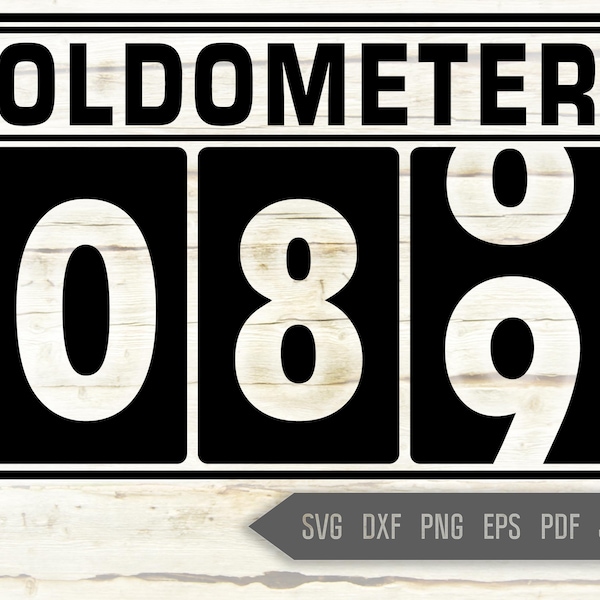 Oldometer Svg - Etsy