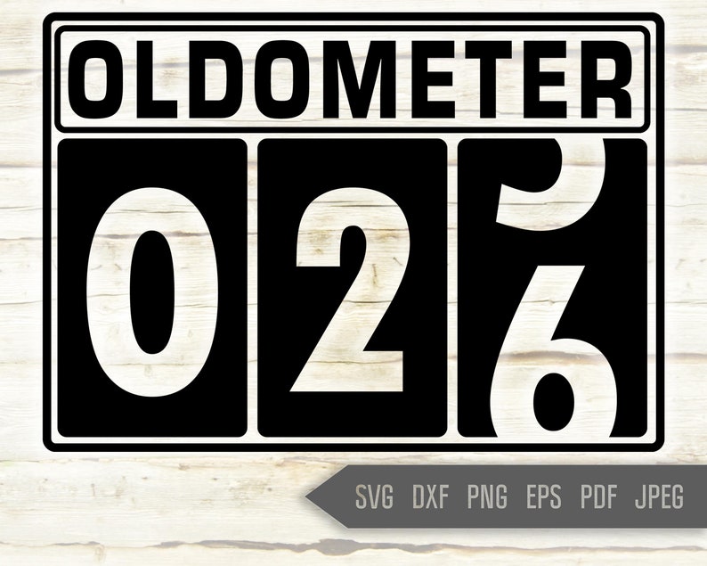 26th Birthday Svg. Oldometer Svg. Man Birthday Svg. Twenty Six | Etsy