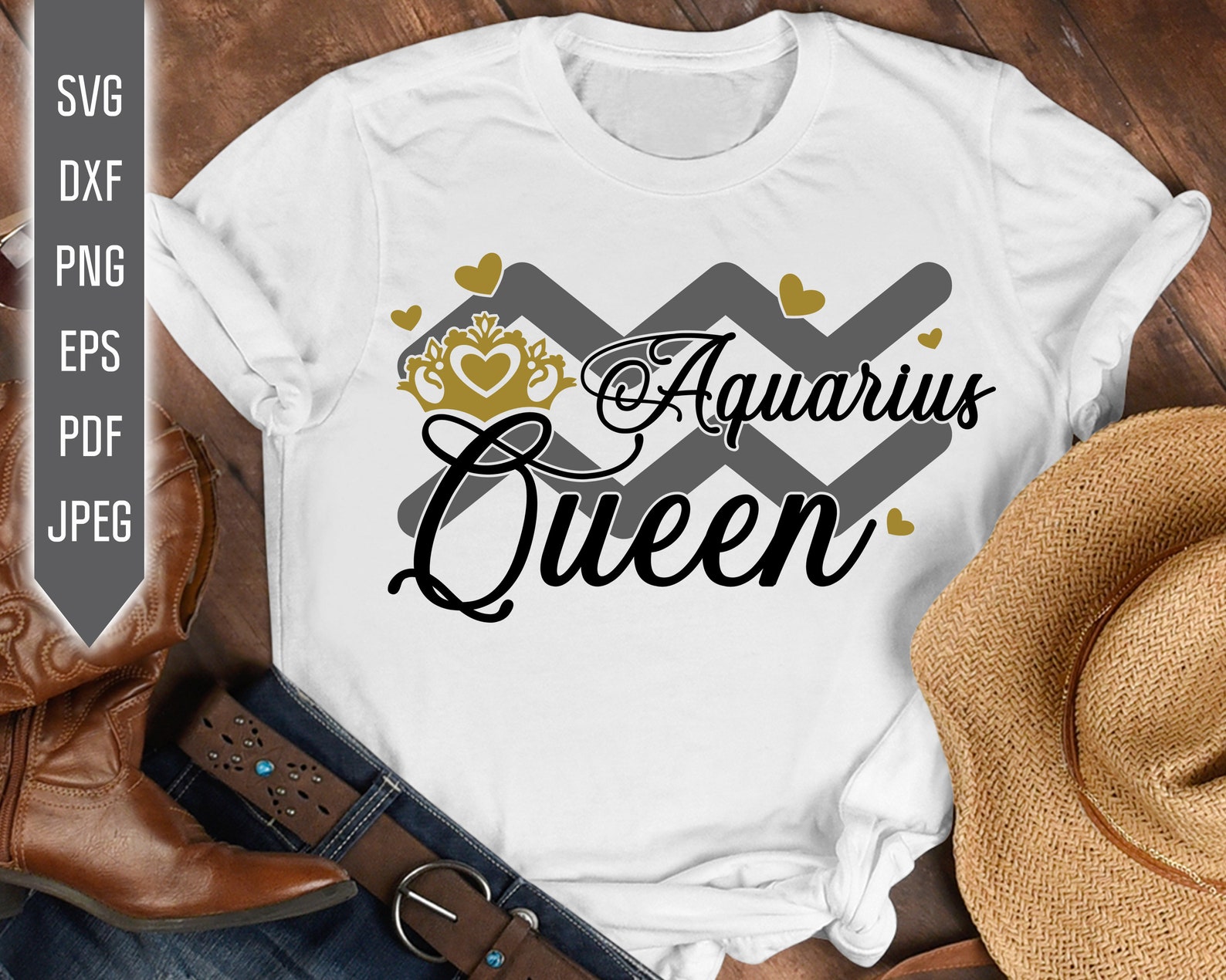 Aquarius Queen Svg. Zodiac Sign Svg. Horoscope Svg. Aquarius | Etsy Canada