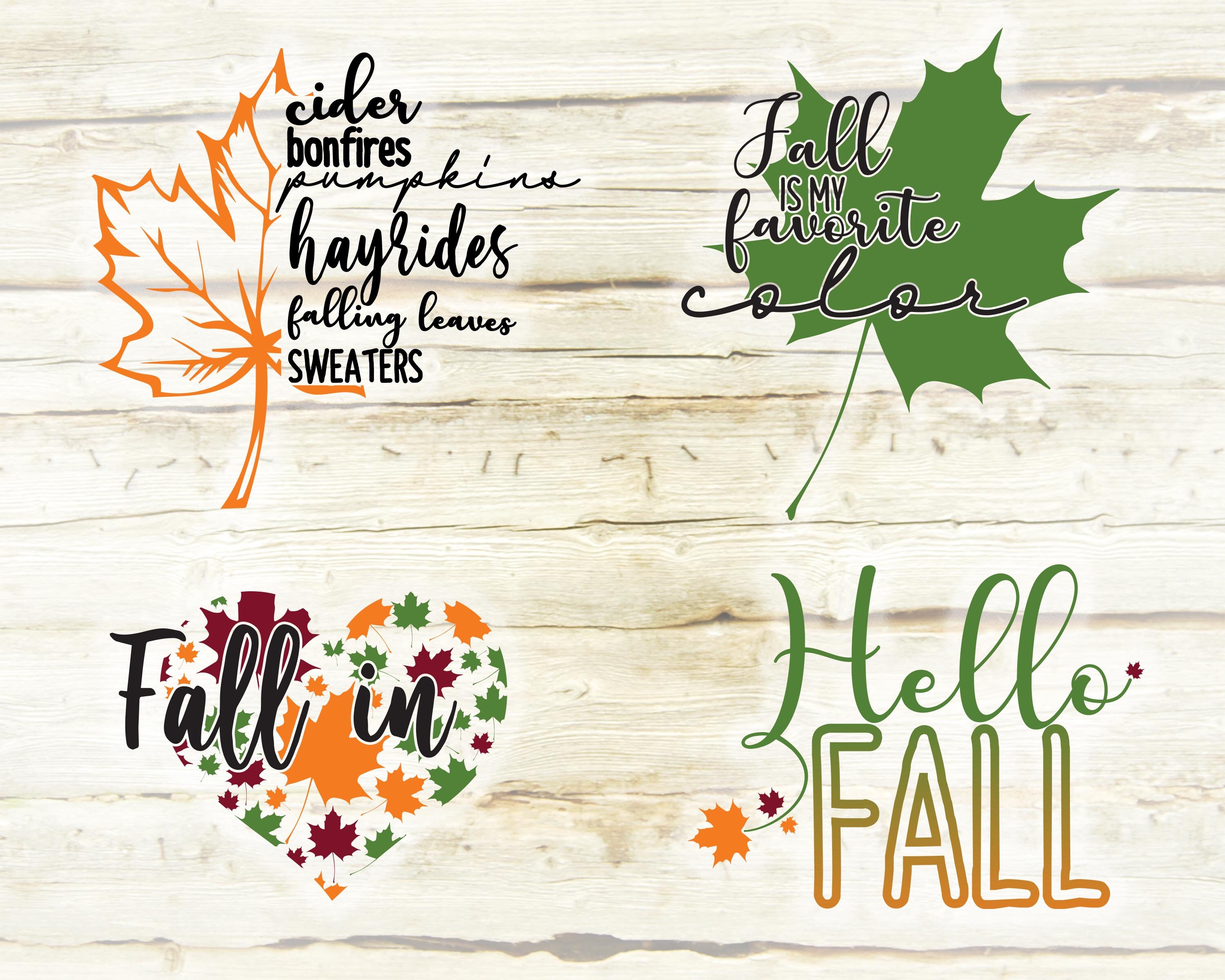 Fall Svg Bundle. Autumn Svg. Hello Fall Svg. Thanksgiving Svg. | Etsy