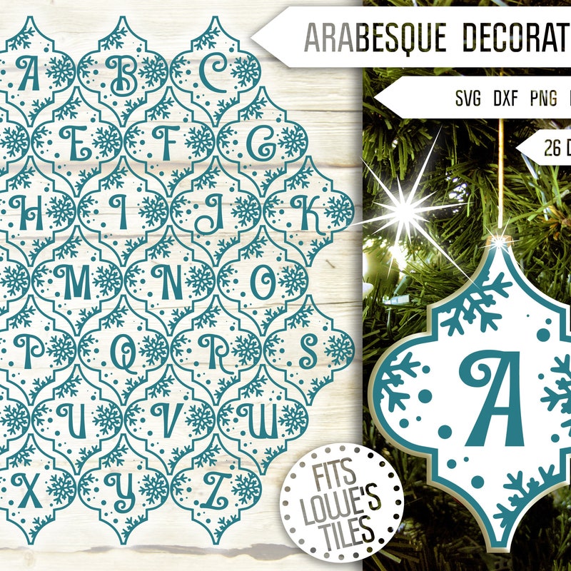 Arabesque Tile Svg - Etsy