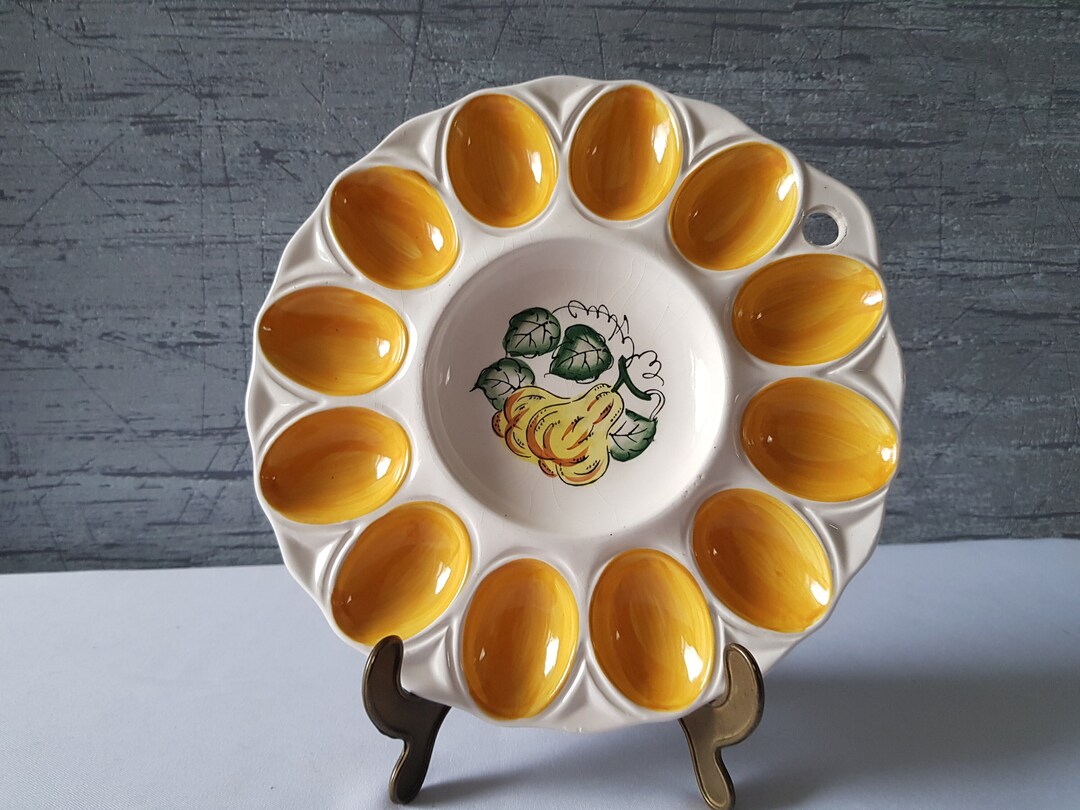 Vintage Ceramic Egg Plate,egg Plate,egg Cabaret,easter Plate,serving ...