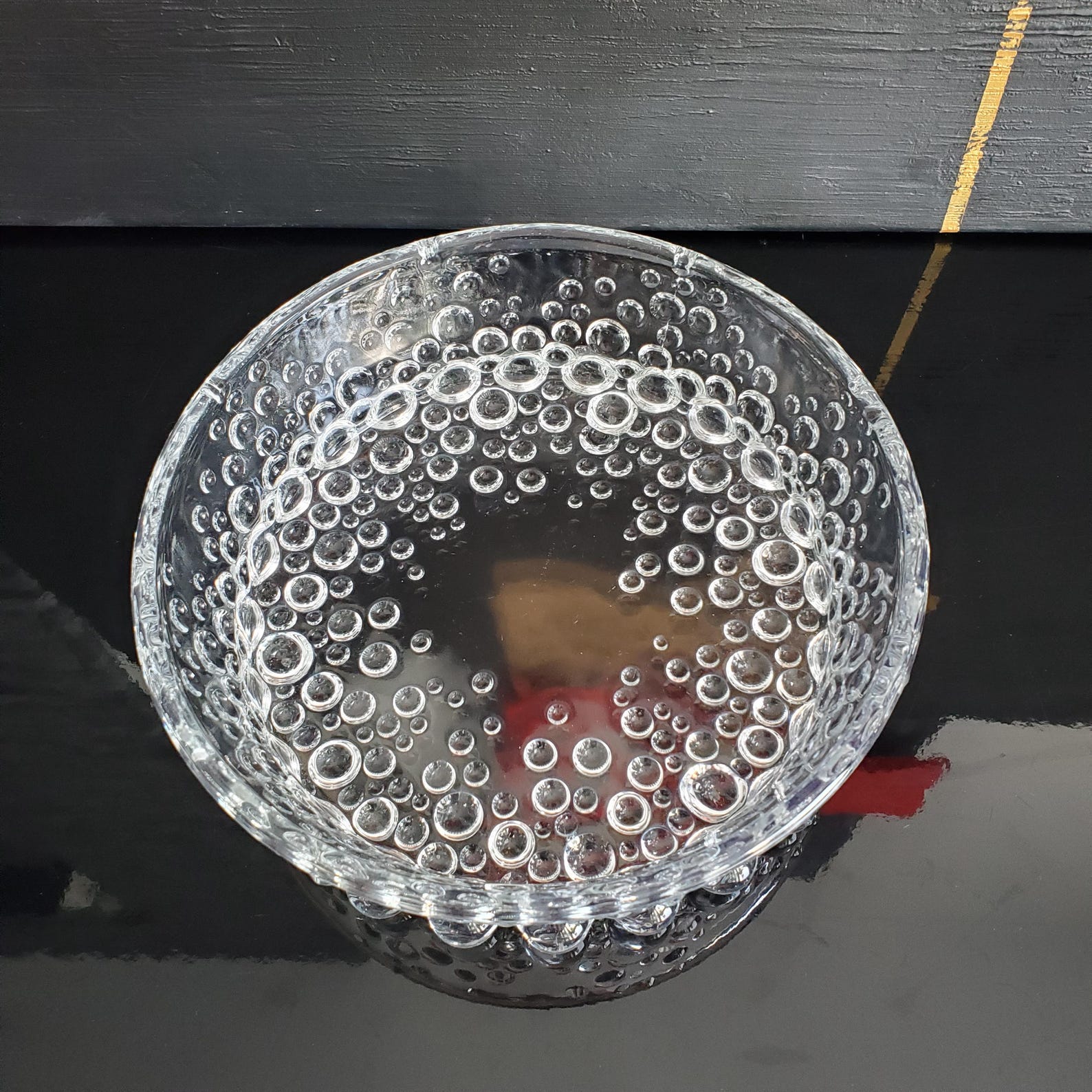 Walther Glass Bowl Decor "bolero" Bubbles Glass, Ball Design From the ...