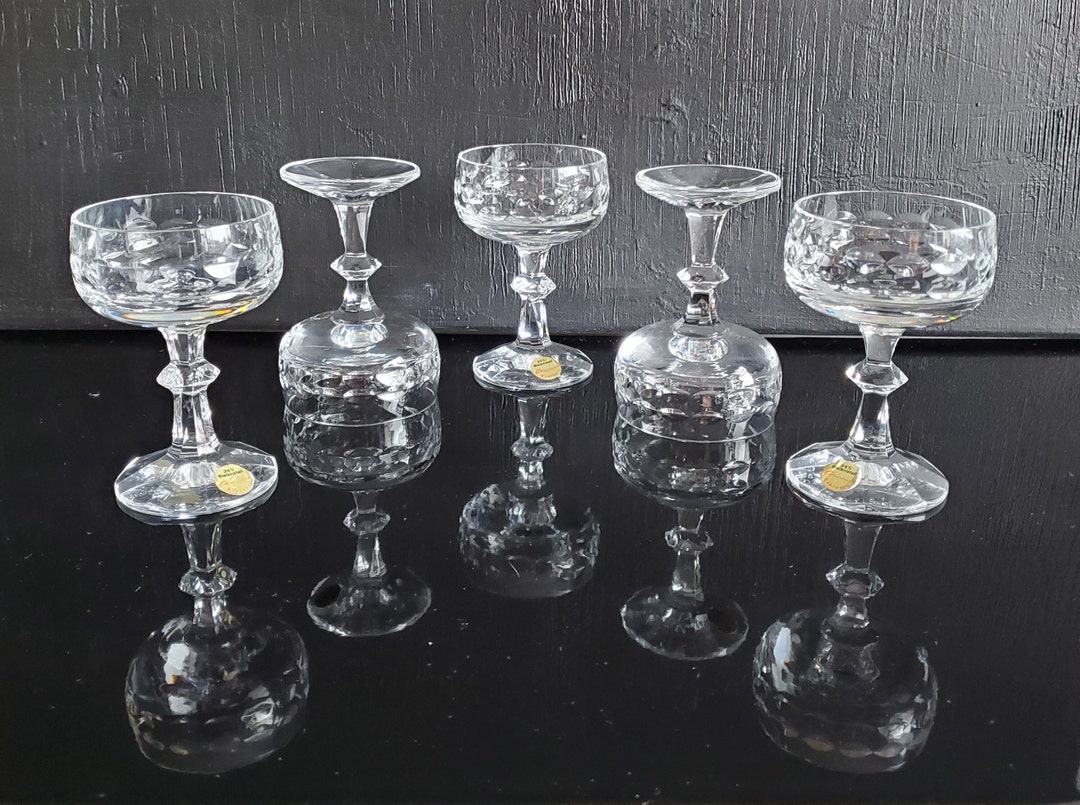5 Beautiful Liqueur Bowls From Conrad Exclusive, Hand-cut, Crystal ...