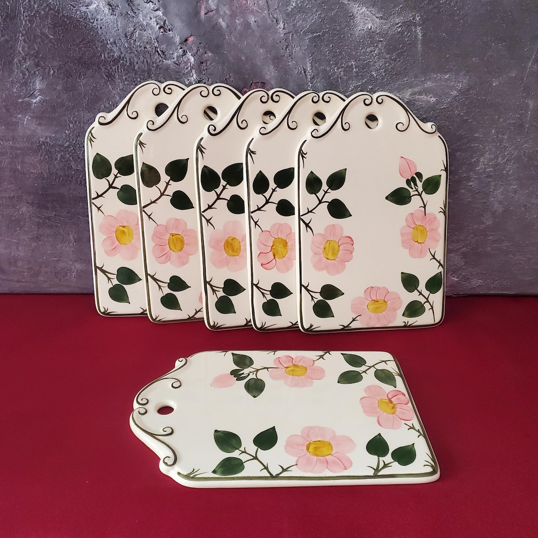 Villeroy & Boch Wild Rose Series, 6 Breakfast Boards, Small Boards ...