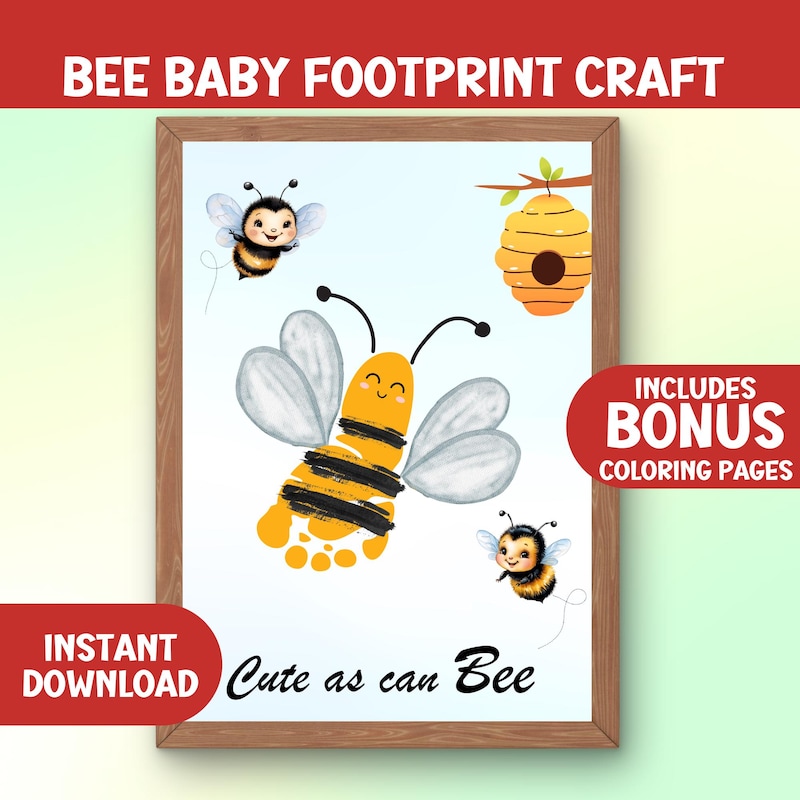 Cute Baby Memory Footprint - Etsy