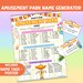Kids Amusement Park Name Generator, Fun Printable Carnival Party Game ...