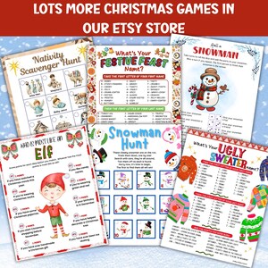 Christmas Party Game, Jingle and Mingle, Find Someone Who, Ice-breaker ...