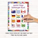 Flags of the World Scavenger Hunt for Kids, Indoor or Outdoor Holiday ...