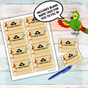 Whats Your Pirate Name Party Game for Kids, Fun Name Generator Activity ...
