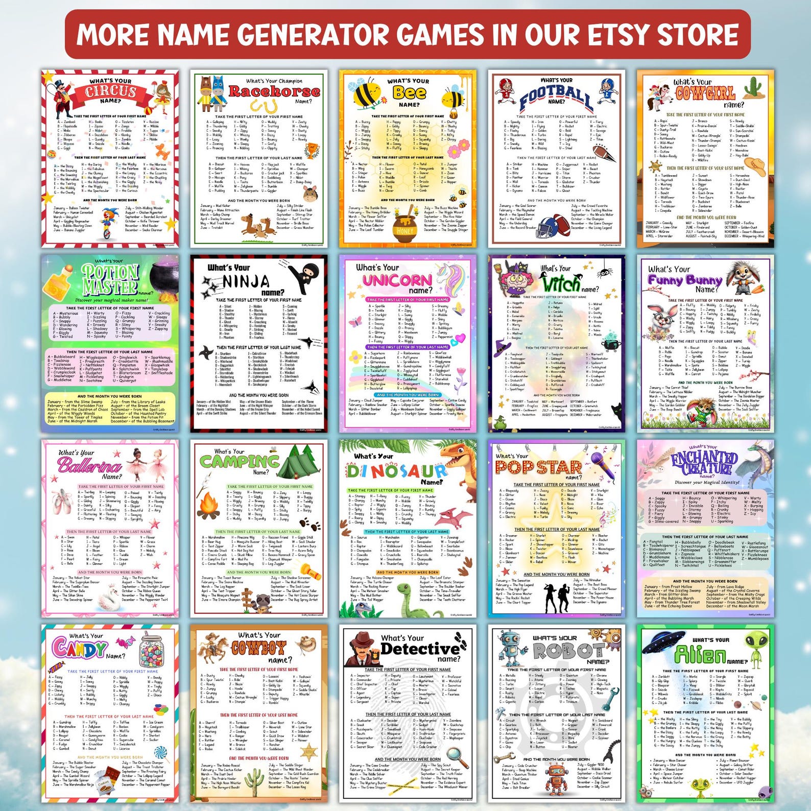 Whats Your Elf Name Christmas Game, Fun Name Generator Activity ...