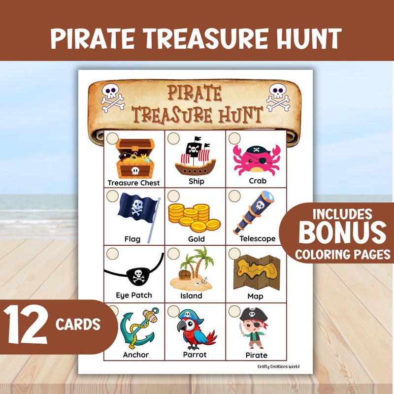 Pirate Treasure Hunt - Etsy