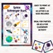 Space Theme Scavenger Hunt for Kids, Indoor or Outdoor School Holiday ...