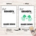 Gift for Grandpa, Handprint Art, DIY Card for Grandpa, Kids Crafts ...