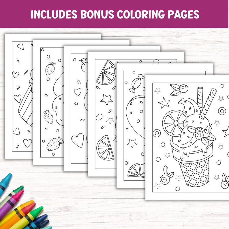 Printable Ice Cream Scavenger Hunt, Kids Summer Party Game, Fun ...