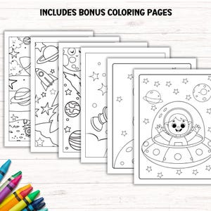 Outer Space Scavenger Hunt for Kids, Indoor or Outdoor Treasure Hunting ...