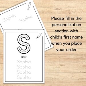 Custom Name Tracing Sheet, Handwriting Practice, Personalized Name ...
