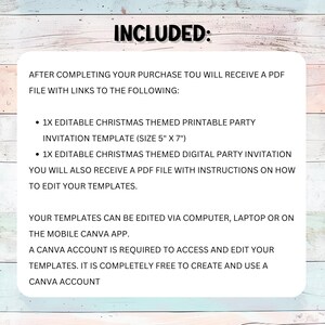 Editable Christmas Party Invitation, Digital Phone Message Invite ...