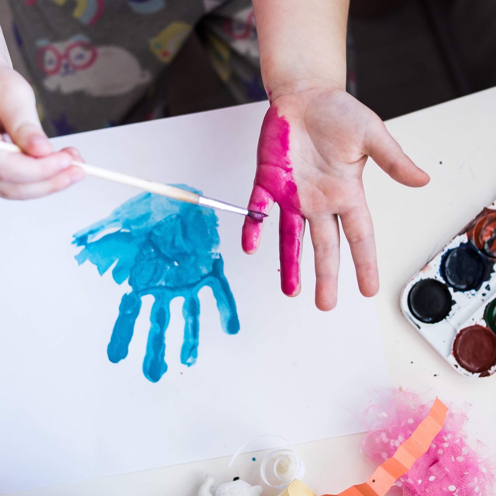 First Day of School Handprint Craft, Preschool Poem Keepsake, Hand ...