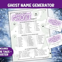 Halloween Name Game: Printable Party Activity (digital Download) - Etsy