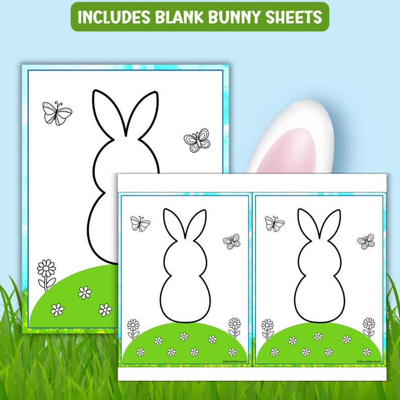 Roll a Bunny Printable Game, Classroom Spring Activity, Easter Drawing ...