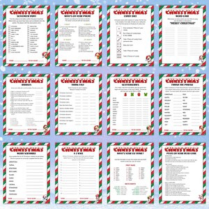Christmas Game Bundle, Fun Family Activity, Festive Ice-breaker Social ...