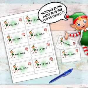Whats Your Elf Name Christmas Game, Fun Name Generator Activity ...
