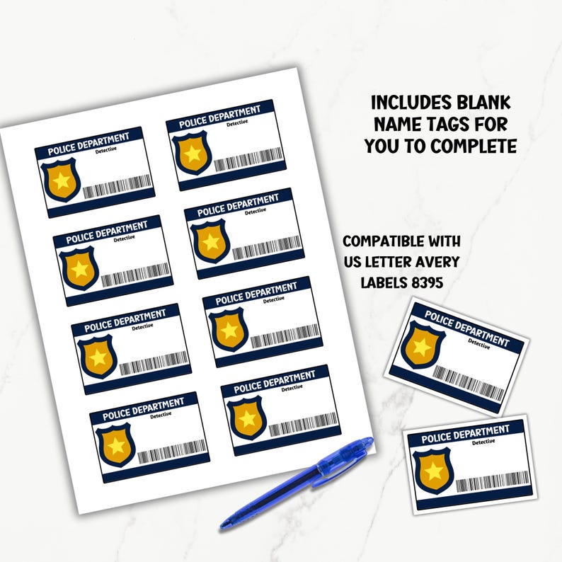 What's Your Detective Name Game for Kids, Birthday Party Label ...