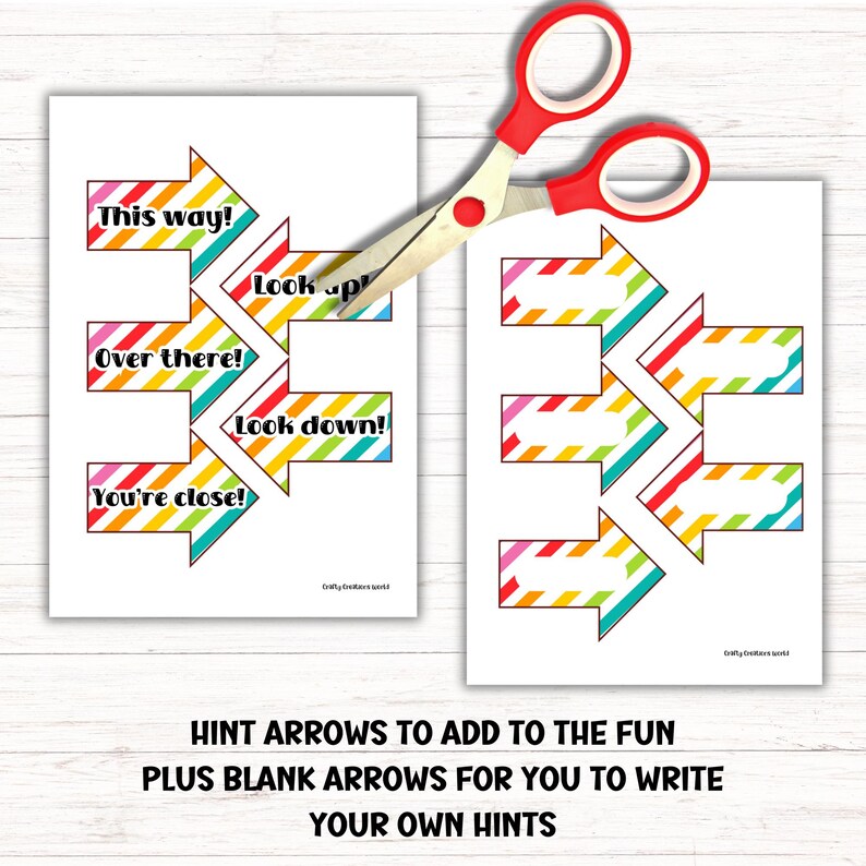 Easter Egg Scavenger Hunt, Printable Hide & Seek Game, Kids Picture ...