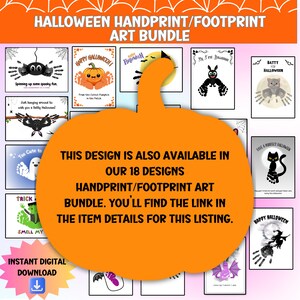 Halloween Handprint Art Activity, Cute Bat DIY Craft, Toddler Kids ...