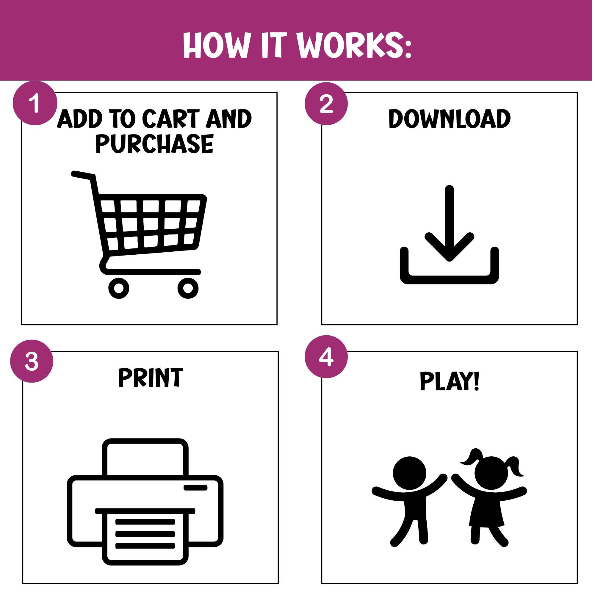 Printable Ice Cream Scavenger Hunt, Kids Summer Party Game, Fun ...