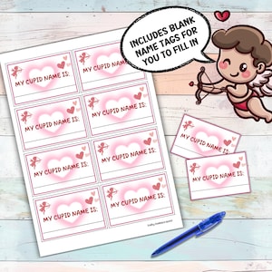 Whats Your Cupid Name Party Game, Name Generator Activity, Printable ...