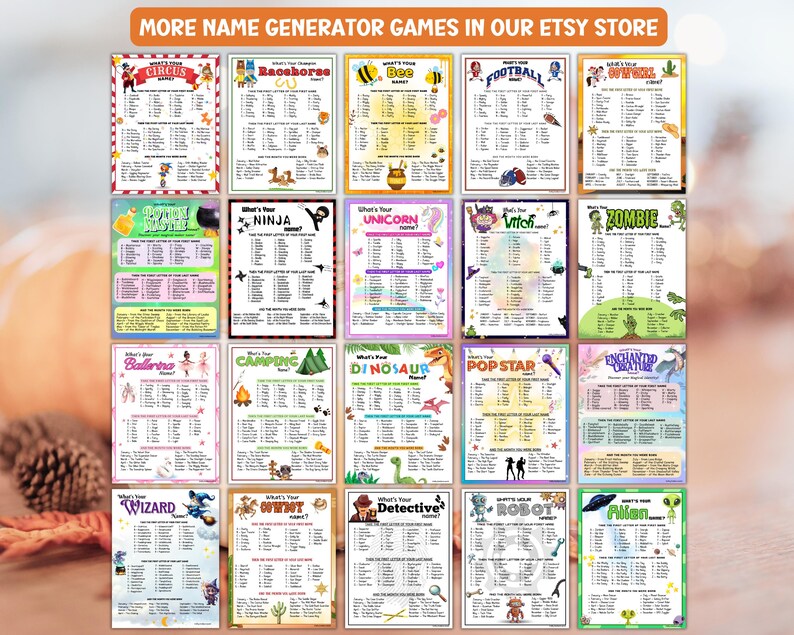 Whats Your Silly Turkey Name, Printable Thanksgiving Name Generator ...