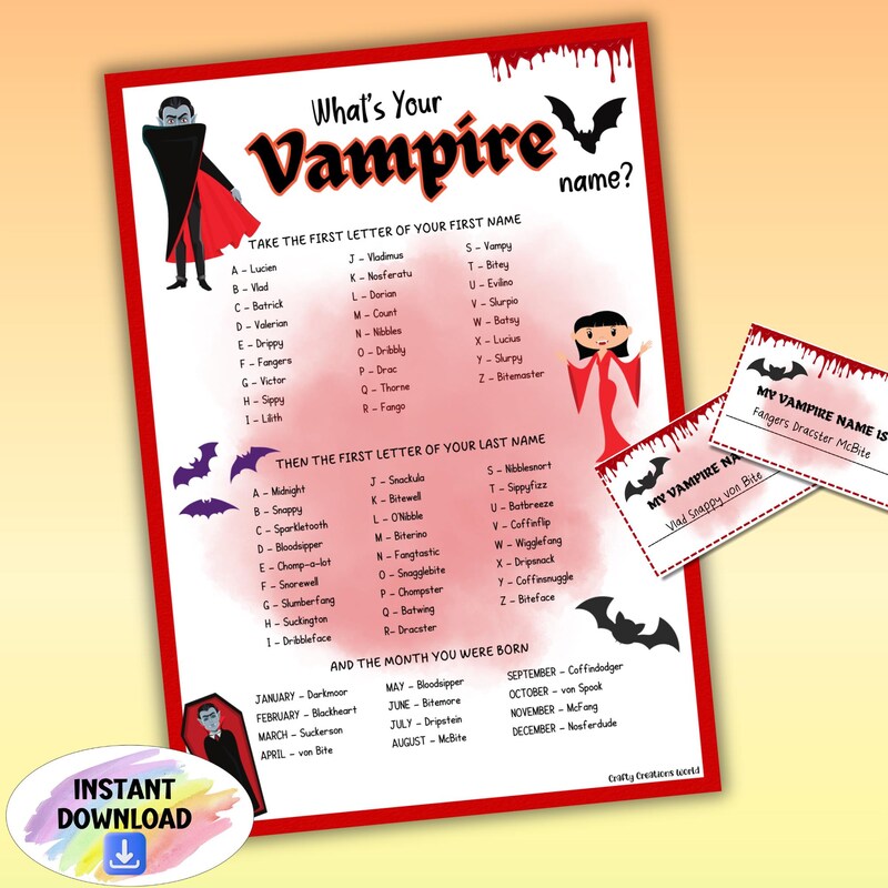 Vampire Party - Etsy