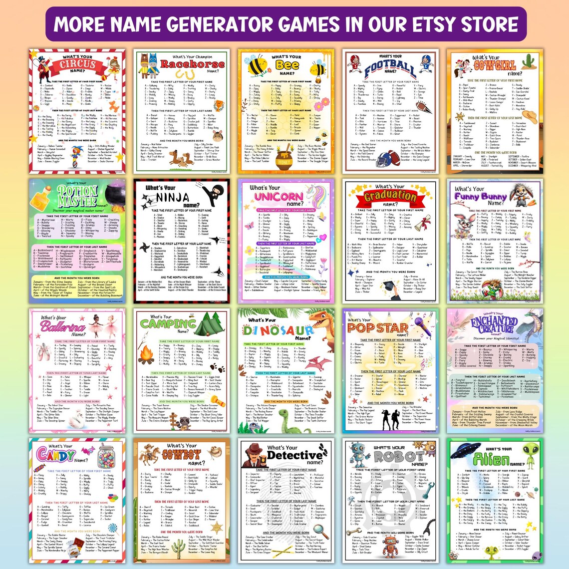 Whats Your Princess Name Party Game for Kids, Printable Princess Name ...
