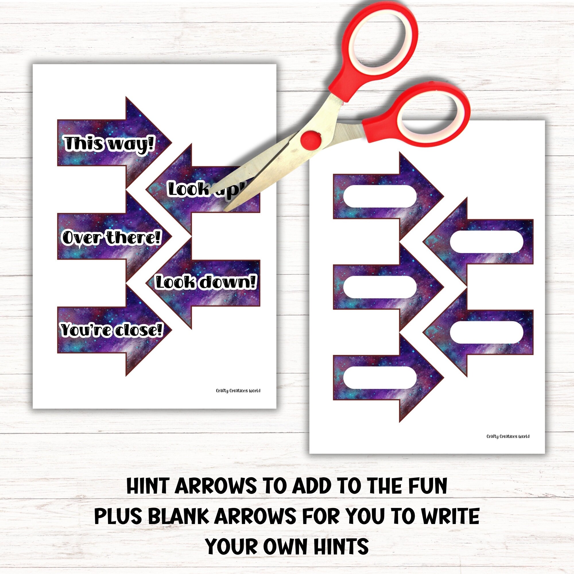 Space Theme Scavenger Hunt for Kids, Indoor or Outdoor School Holiday ...