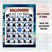 Halloween Black Cat Bingo Game, Lucky Black Cat Fun Activity, Spooky ...
