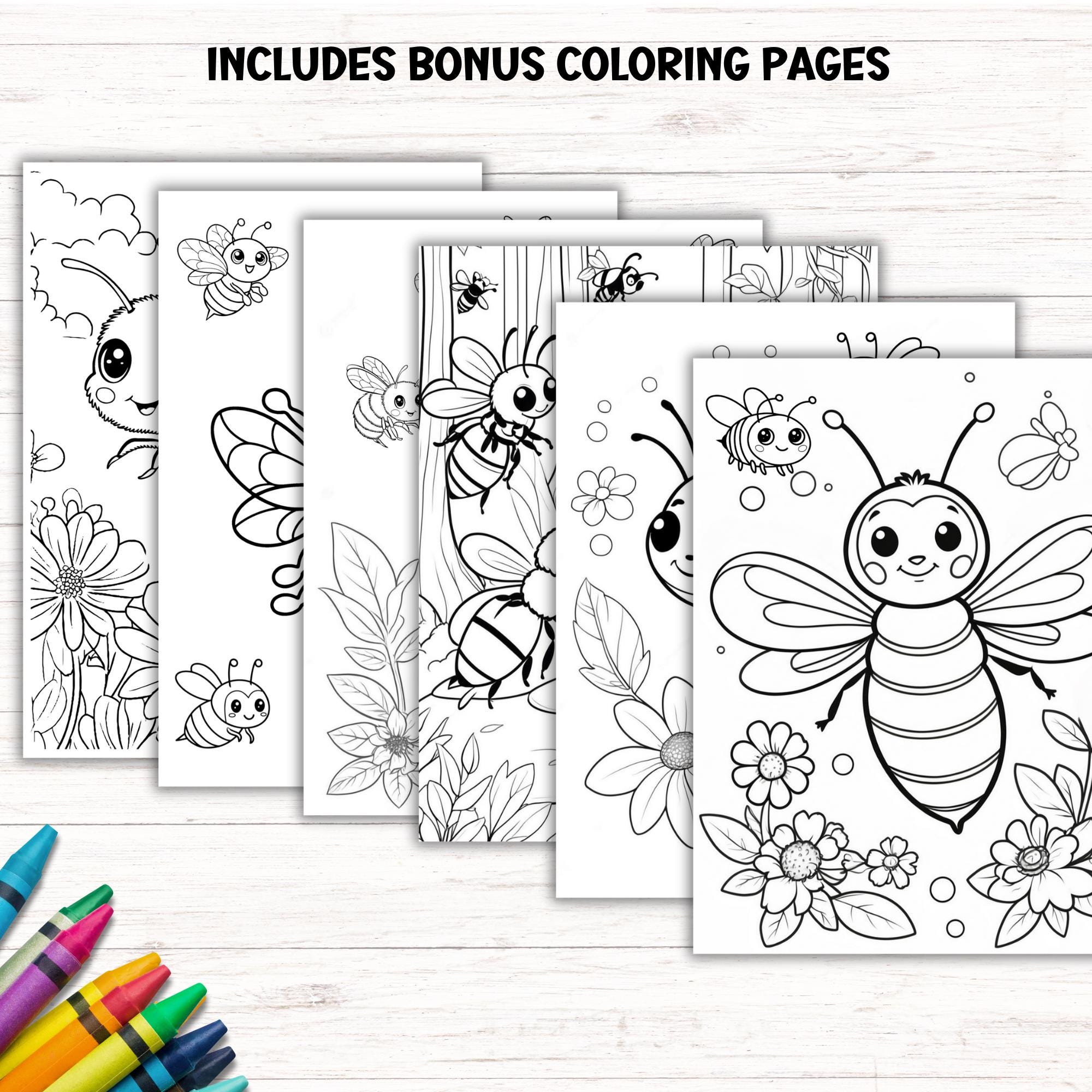 Honey Bee Scavenger Hunt for Kids, Bees Seek & Find Treasure Hunt, Fun ...