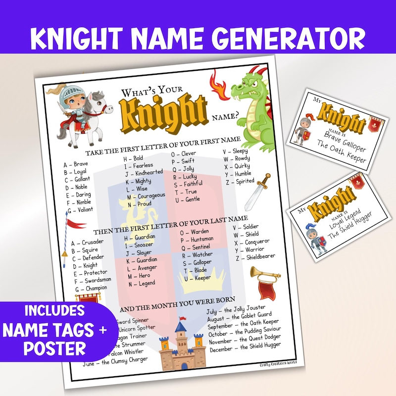 Medieval Knight - Etsy